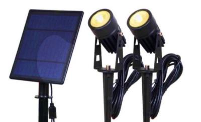 China Aluminum Led RGB Solar Spotlight IP65 DC 24V Remote Control for sale