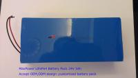 China 24V 5Ah Lithium LiFePo4 Battery Pack Solar Storage Energy UPS Power Backup for sale