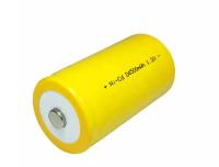 China 4500mah 1.2V NiCd Rechargeable Batteries Flat Top For Emergency Lighting for sale