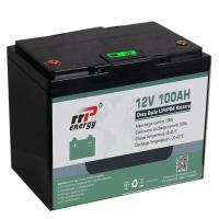 China 12V 100Ah Lifepo4 Lithium Iron Battery Pack Deep Cycle Times For Solar Energy System for sale