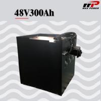 China Forklift Tractor Carrier Lithium LiFePO4 Battery 48V 300AH Lifepo4 Power Box for sale