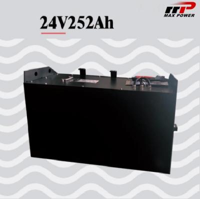 China Forklift Lithium Ion Phosphate Battery 24V 252AH Lifepo4 Battery Box for sale