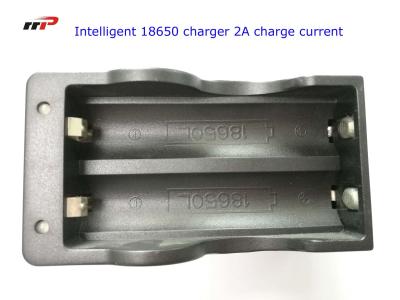 China 2 Slots 18650 Intelligent Battery Charger Led Display Fast Charging UL CE KC for sale