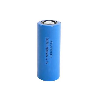 China 3800mAh 3.2V 26650 Cells Lithium LiFePO4 Battery For Electric Vehicle for sale