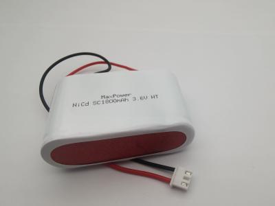 China Maxpower NiCd 3.6V SC1800mAh rechargeable battery emergency light NICD batteries for sale
