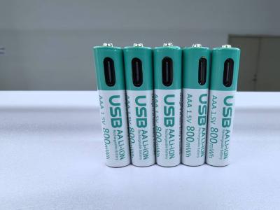 China 1.5V AAA AA660mWh 1500mWH 2500MWH 2800MWH Lithium Ion Rechargeable Battery for sale