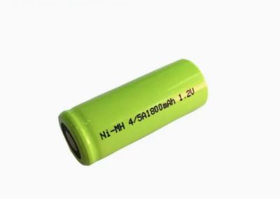 China 17340 NiMH Rechargeable Battery with 1800mAh Capacity 10C High Discharge Rate and 500+ Cycle Life for sale