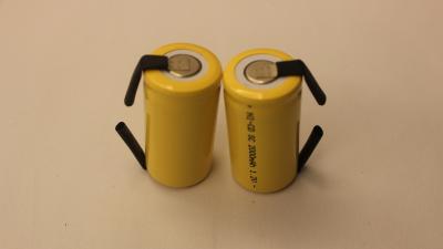 China SC Size 1.2V Cylindrical Nicd Battery Packs 2000mAh for R/C Hobbies for sale