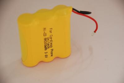 China 3.6V Nicd Battery Packs AA300 For Cordless Phone for sale