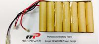 China Customized NiCd Battery Packs Sub C 2000 OEM For Power Tools CE for sale