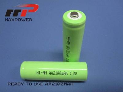 China Ready charging nimh Rechargeable Battery 1.2V AA2100mAh CE UL for sale