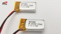 China 451525 3.7V 100mAh Lithium Ion Polymer Battery CB IEC UN38.3 MSDS Certificated for sale