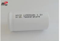 China 1.2V C2500mAh NiCd Rechargeable Batteries , Emergency Lighting Battery Stable for sale