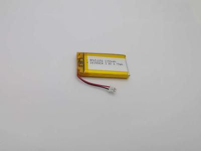 China 1000 Cycles Lithium Ion Polymer Battery 653050 1250 MAh For Medical Device for sale