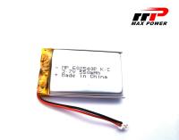 China 550mah 3.7V Lithium Polymer Battery 602540P With Aluminum - Plastic Coosite for sale