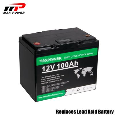 China 12V 100Ah 1280Wh Off Grid Home Solar System LiFePO4 Battery for sale