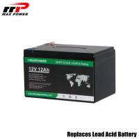 China 12V 12Ah 153.6Wh LiFePO4 Cell Lithium Iron Phosphate Rechargeable Battery power storage long durable for sale