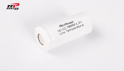 China 1.2V F8000mAh NiCd Rechargeable Batteries High Capacity Low Teerature Long Life for sale