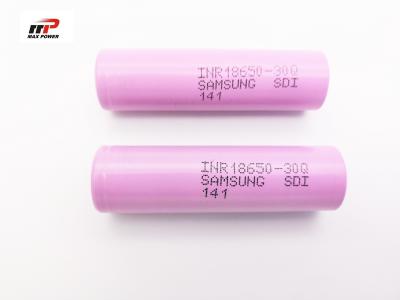 China 15A Lithium Ion Rechargeable Battery Pack INR18650 30Q 3.7V 3000mAh Capacity CB for sale