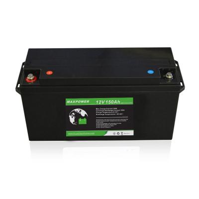 China 12V 150Ah Lithium LiFePO4 Battery ESS Solar Storage Yacht Starter Boat UPS for sale
