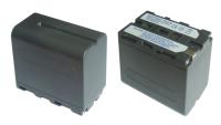 China NP F970 NP-F960 Digital Video 6600mAh Rechargeable Li Ion Battery Pack for sale