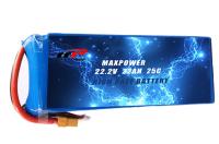 China 20C 30C 22.2V 22Ah Lithium Polymer Rechargeable Battery for sale