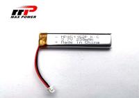 China Bluetooth 451152 1C 230mAh 3.7V Lithium Polymer Battery for sale