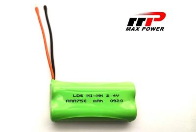 China RTU NIMH Rechargeable Batteries AAA750mAh 2.4V Church LED Solar Candle for sale