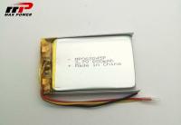 China 3.7V 603045 850mAh Li Ion Rechargeable Battery For Medical Device for sale