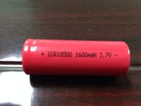 China E-Cigarette 1600mAh Lithium Ion Rechargeable Batteries / Lithium Ion 18500 for sale