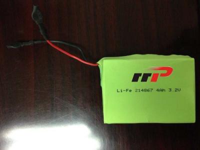 China 3.2V 4AH Lithium LiFePO4 Battery For Medical Device  UL CE  IEC62133 for sale