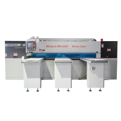 China 7.5kw Automatic Beam Saw , 6500rpm Sliding Table Panel Saw for sale