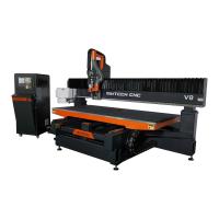 China AC380V CNC 1325 Wood Cutting Machine , 9KW ATC CNC Router for sale
