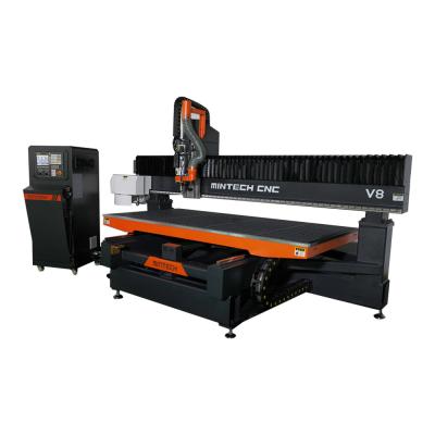 China AC380V CNC 1325 Wood Cutting Machine , 9KW ATC CNC Router for sale