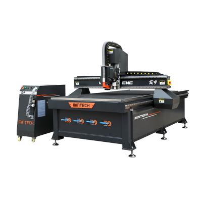 China Automatic 1.6KW 1300x2500mm Auto Tool Changer CNC Router For Wood Carving for sale