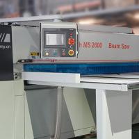 China ISO9001 21kw Horizontal Automatic Beam Saw For Wood Cutting for sale