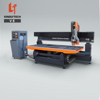 China 9KW CNC 1325 Wood Cutting Machine , SGS Wood Working CNC Router for sale
