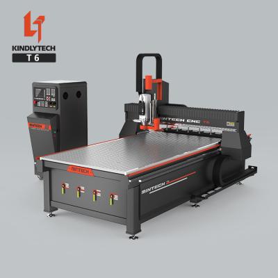 China 9KW 8x4 CNC Router , 1300X2500mm CNC Router Metal Cutting Machine for sale