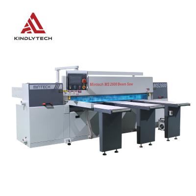 China 7kg/cm2 100m/Min Computer Wood Beam Saw Automatic Feeding for sale