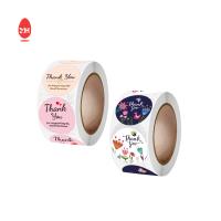 China Round Shape Waterproof Vinyl Sticker Paper for sale