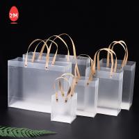 China LDPE Plastic Shopping Bag Cosmetic Dress Transparent Gift Tote Bags for sale