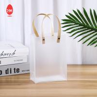 China LDPE Plastic Shopping Bag Cosmetic Dress Transparent Gift Tote Bags for sale