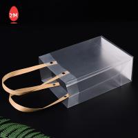 China LDPE Plastic Shopping Bag Cosmetic Dress Transparent Gift Tote Bags for sale