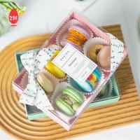 China Recyclable Macaron Biscuits Box Packaging Cake Chocolate Box for sale