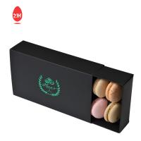 China 11cm Luxury Disposable Food Packaging Containers Pink Macaron Box Packaging for sale