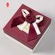 China Matt Lamination Folding Gift Boxes Luxury Ribbon Cardboard Large Gift Box for sale