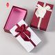 China Matt Lamination Folding Gift Boxes Luxury Ribbon Cardboard Large Gift Box for sale