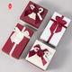China Matt Lamination Folding Gift Boxes Luxury Ribbon Cardboard Large Gift Box for sale