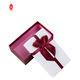 China Matt Lamination Folding Gift Boxes Luxury Ribbon Cardboard Large Gift Box for sale