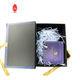 China Recycled Debossing Magnetic Folding Gift Boxes With Ribbon for sale